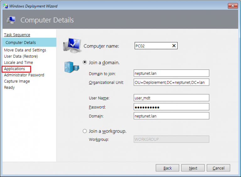 [Tips] Installer des applications via MDT – NEPTUNET.FR